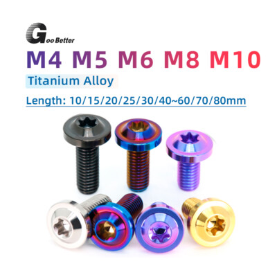 M4 M5 M6 M8 M10 Titanium Bolts Plum Head Truss Screw For Motorcycle ...