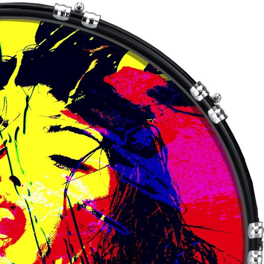 20" Custom Bass Kick Drum Front Head Graphic Graphical Pop Art 4 | eBay