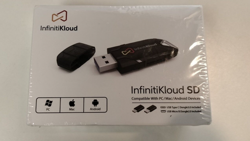 NEW SEALED InfinitiKloud SD USB & Micro Powered Backup Drive 3.0 for ...