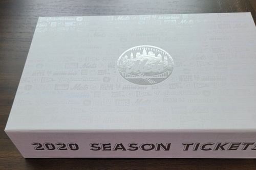 New York Mets 2020 Unused FULL SEASON Packet Ticket Book Parking Stub ...