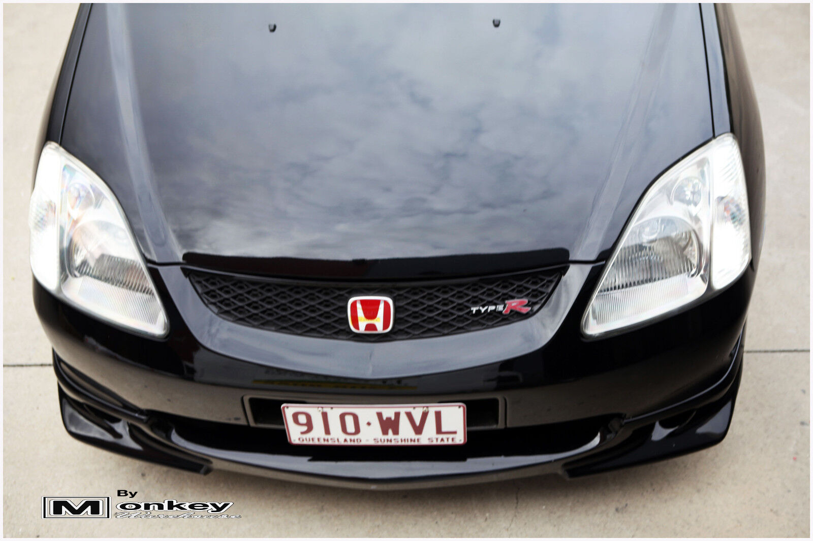 MUGEN FRONT BUMPER LIP SPOILER SUIT EP3 HONDA TYPE-R CIVIC, WITH AIR ...
