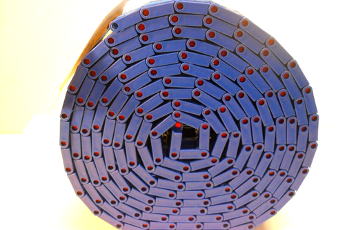QTY 10FT - Uni Belt - PP-PA66-QNB-C-BLUE(CLOSED TOP} 3" Wide Modular ...