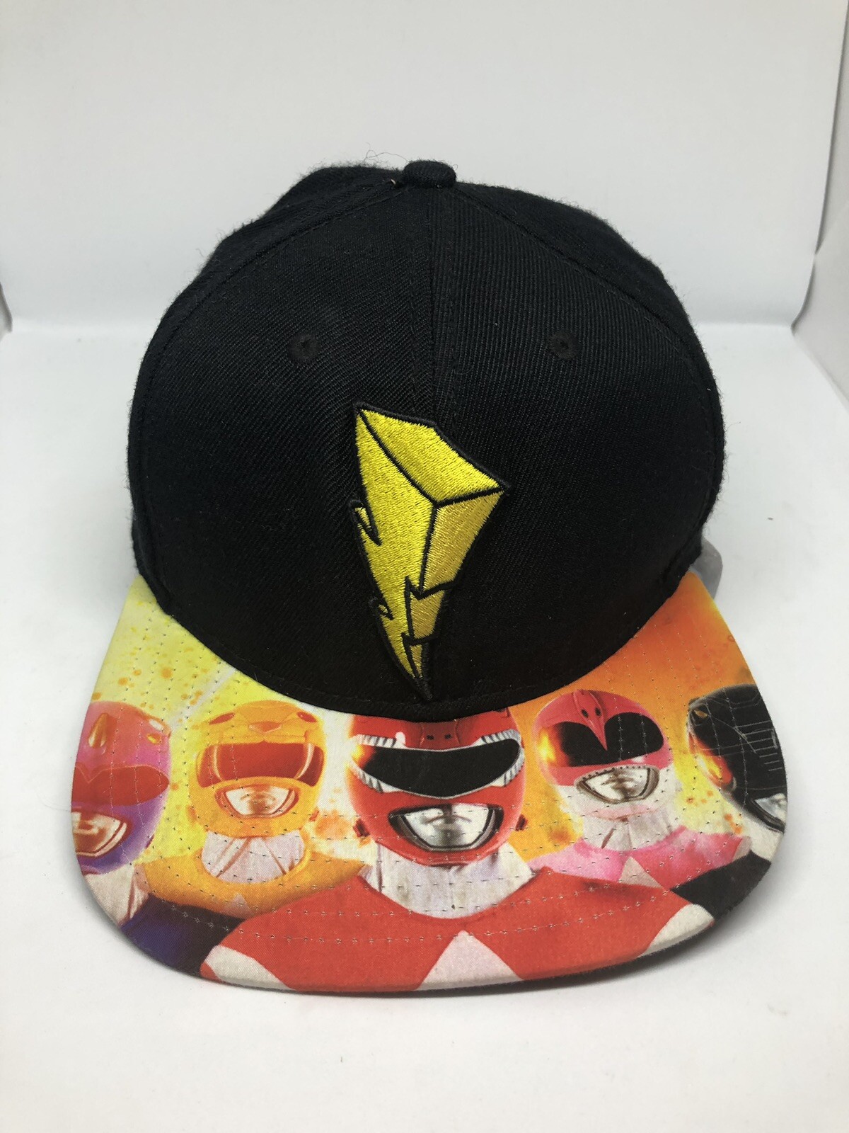 Power Rangers Hat Cap Colorful Snapback Yellow Osfm c39 | eBay