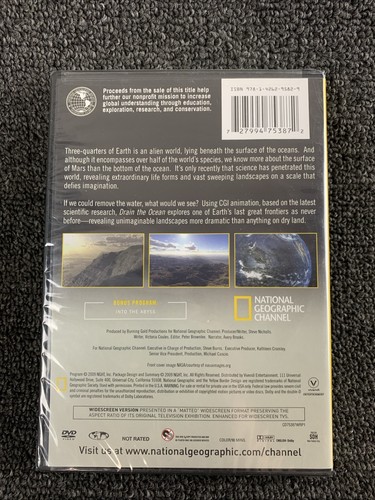 National Geographic: Drain the Oceans (DVD, 2010) BRAND NEW FACTORY ...