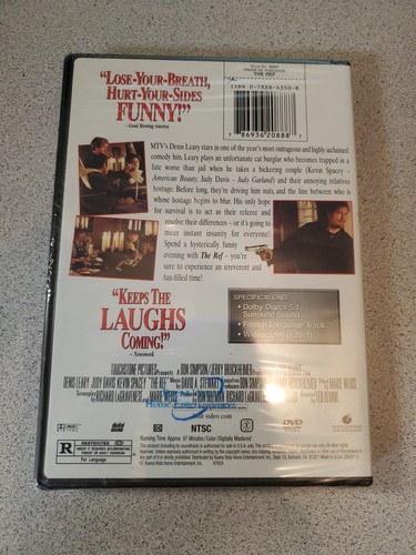 The Ref (DVD, 1994) BRAND NEW SEALED RARE OOP Kevin Spacey Denis Leary ...