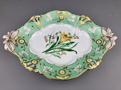 BEAUTIFUL SAMUEL ALCOCK ANTIQUE VICTORIAN PORCELAIN STAND DESSERT ...