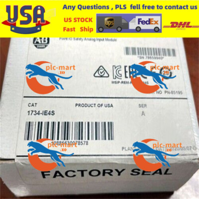 1PC New Allen-Bradley 1734-IE4S POINT Guard I/O Safety 4-Ch Analog ...