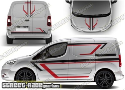 Citroen Berlingo FULL 011 sport van racing stripes decals graphics ...