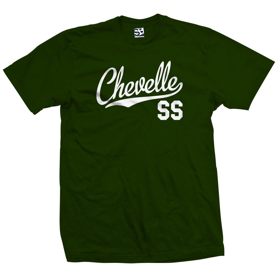 Chevelle SS Script Tail Shirt | SS Classic Muscle Race Car - Womens ...