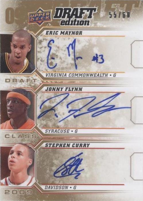 2009-10 Upper Deck Draft Edition - Draft Class Stephen Curry, Jonny ...