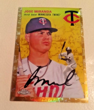 Jose Miranda Baseball Trading Card Checklist