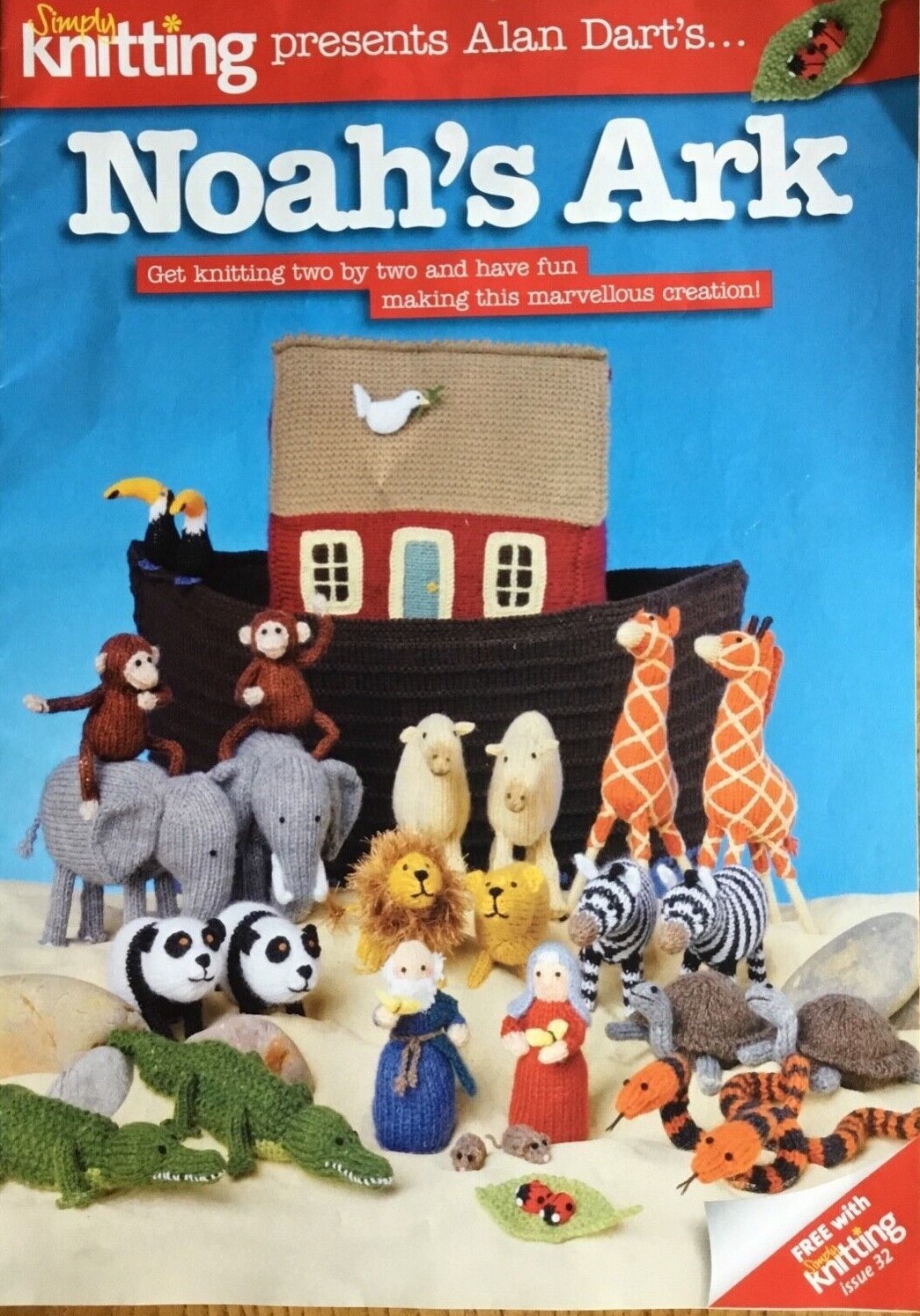 Simply Knitting Insert Issue 12 Pattern Noah's Ark Collection | eBay