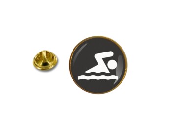 Pins Pin Badge Pin's Metal with Butterfly Clasp Swimmer Swimming | eBay