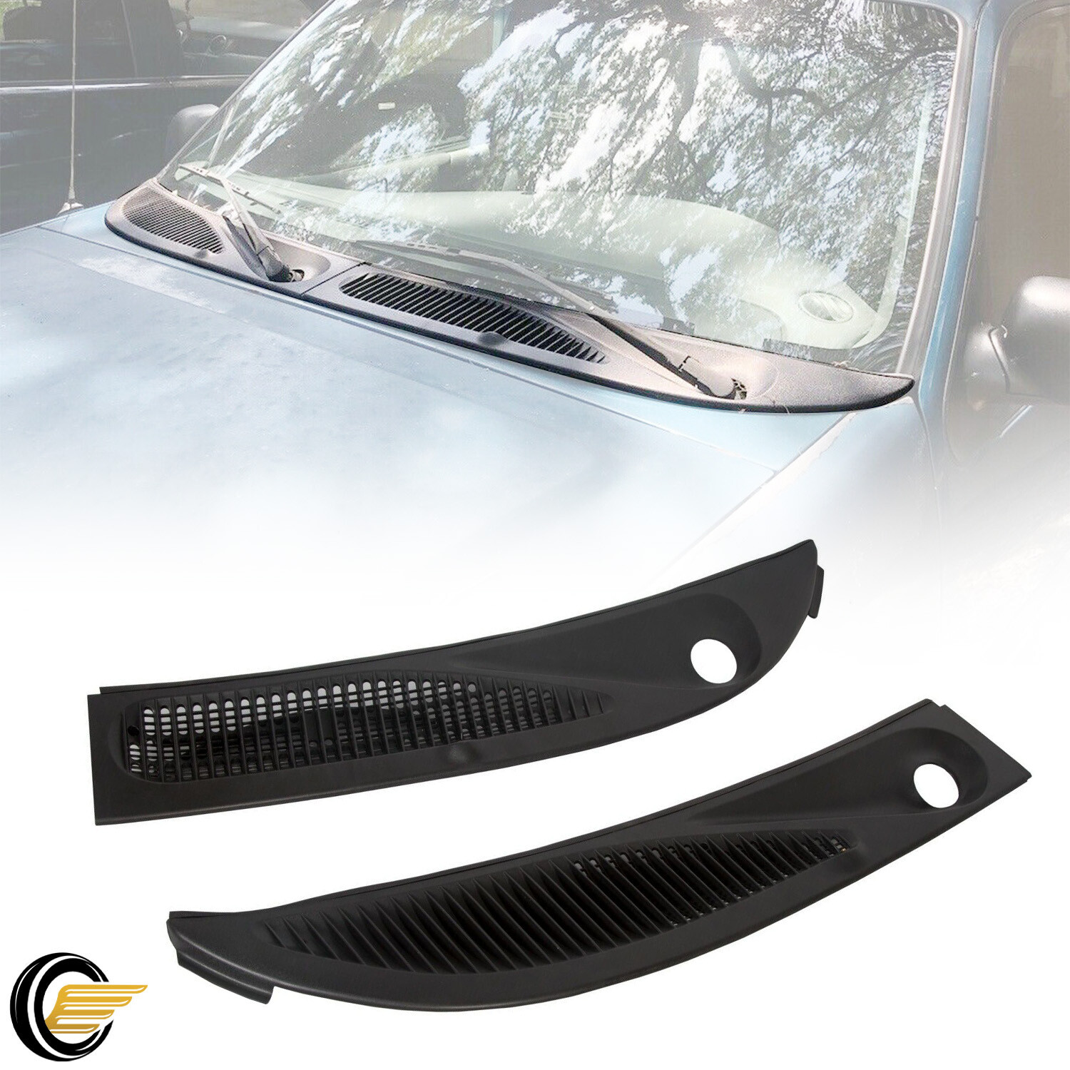 Windshield Wiper Cowl Grille Panels for 95-03 Explorer 97-01 ...