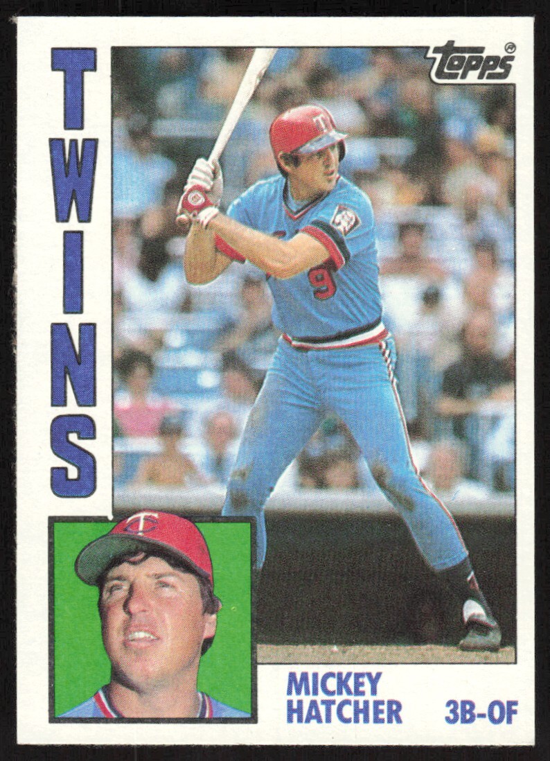 1984 Topps Baseball Mickey Hatcher #746 Minnesota Twins | eBay