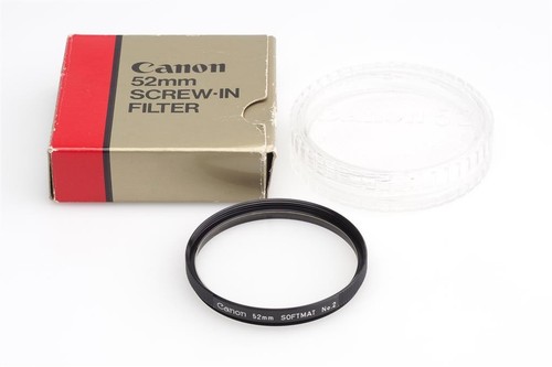 Canon 52Mm Softmat No.2 Filter With Box | eBay