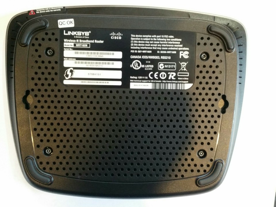 LINKSYS WRT160N 4-Port Wireless N WiFi Wi-Fi Router | eBay