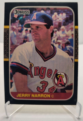 1987 Donruss #603 Jerry Narron Angels Baseball Card | eBay