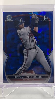 2023 Bowman Chrome Sapphire Justin-Henry Malloy #BCP-51 Braves | eBay