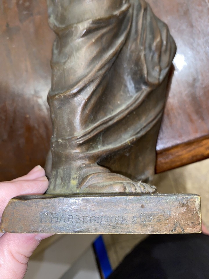 F. Barbedienne & CIE Venus De Milo Antique French Bronze Sculpture ...