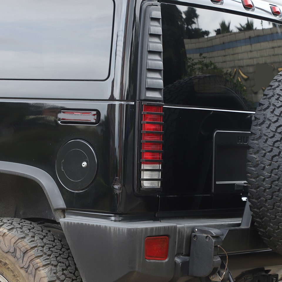 2x Tail light Lamp shade Rear Light Guard Grille Protection For Hummer ...