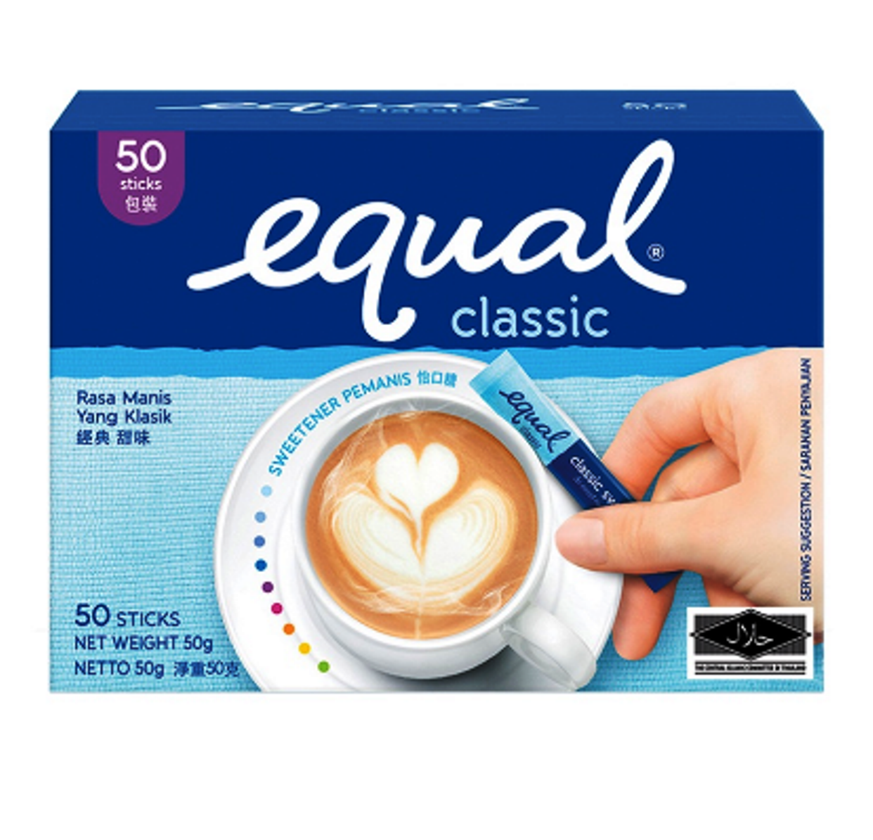 Equal Sweetener Classic Sweet Taste 50 Sticks / 100 Sticks FAST ...