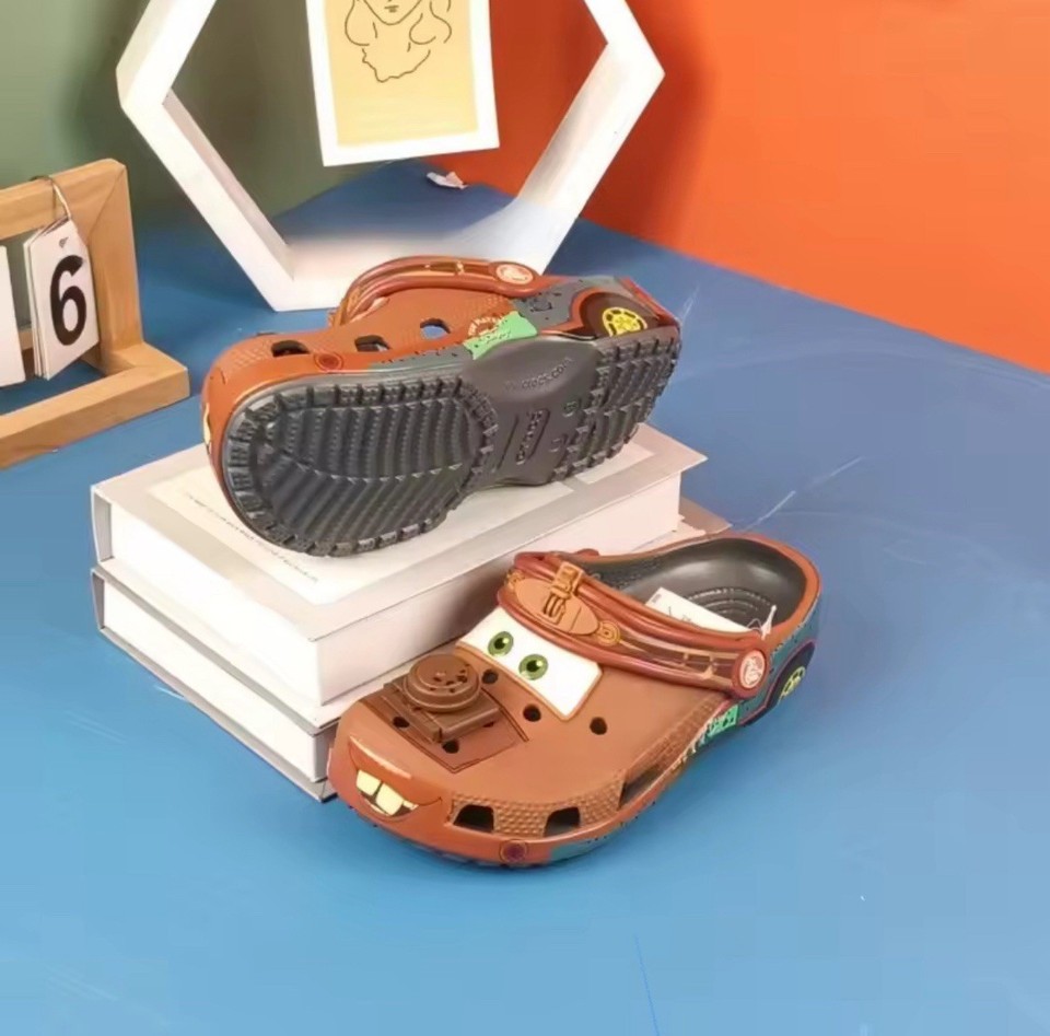 Crocs Cars Mater Tow Classic Clog Pixar Brown Size KIDS SIZES ONLY ...