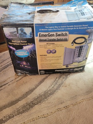 New Connecticut Electric Emergen Switch Manual Transfer Kit 10 ...
