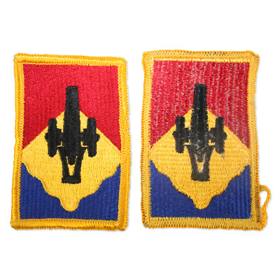 LOT OF 3 US ARMY PATCH NATIONAL GUARD 135TH FIELD ARTILLERY BRIGADE ...