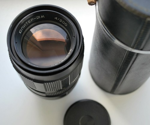 Jupiter-21 M f 4/200mm USSR Telephoto SLR Lens to M42 Zenit | eBay