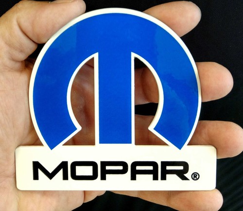 Mopar Blue Omega In-Cut Steel Sign | eBay
