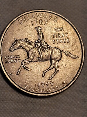 Spitting Horse 1999-P Delaware State Quarter Error | eBay