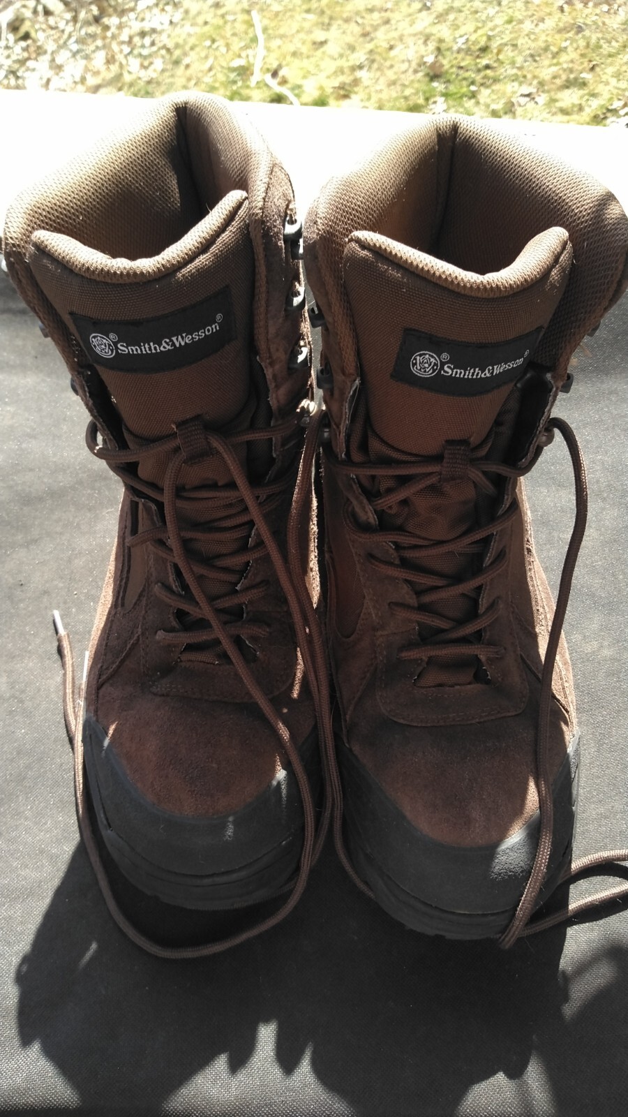 Smith & Wesson Tactical Waterproof Tracker Boots Brow… - Gem