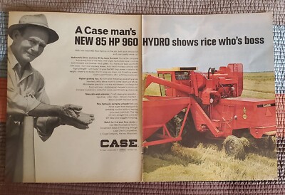 Vintage Case 960 Rice Combine Advertisement Spring 1970 | eBay