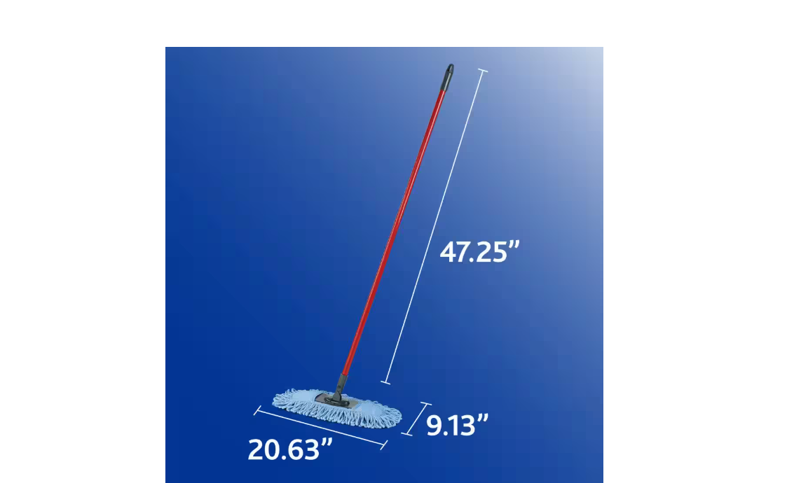 O-Cedar Microfiber Dust Mop for Hardwood Floors Baseboards - Easy ...