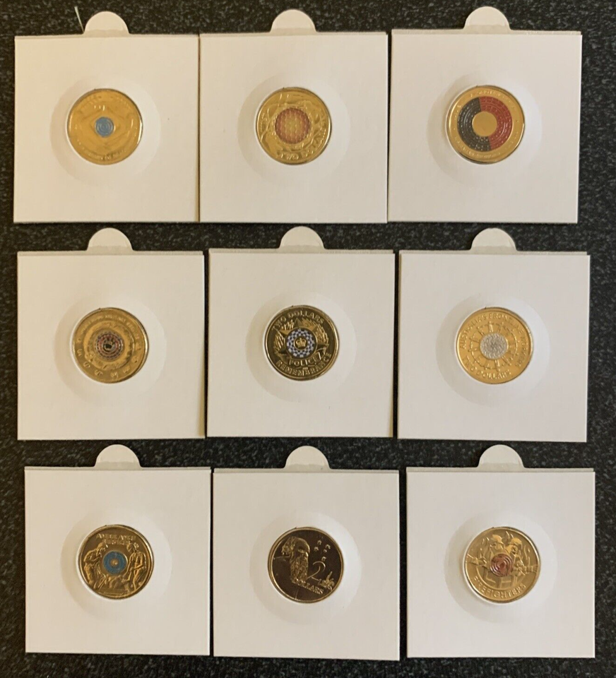 Australia $2 Coin Collection Choice UNC in 2x2 Coin Holders | eBay ...