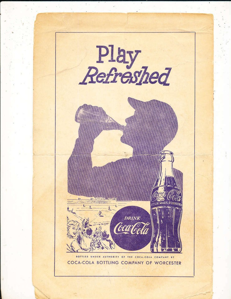 5/13 1950 Holy Cross vs Colgate baseball program bxot | eBay