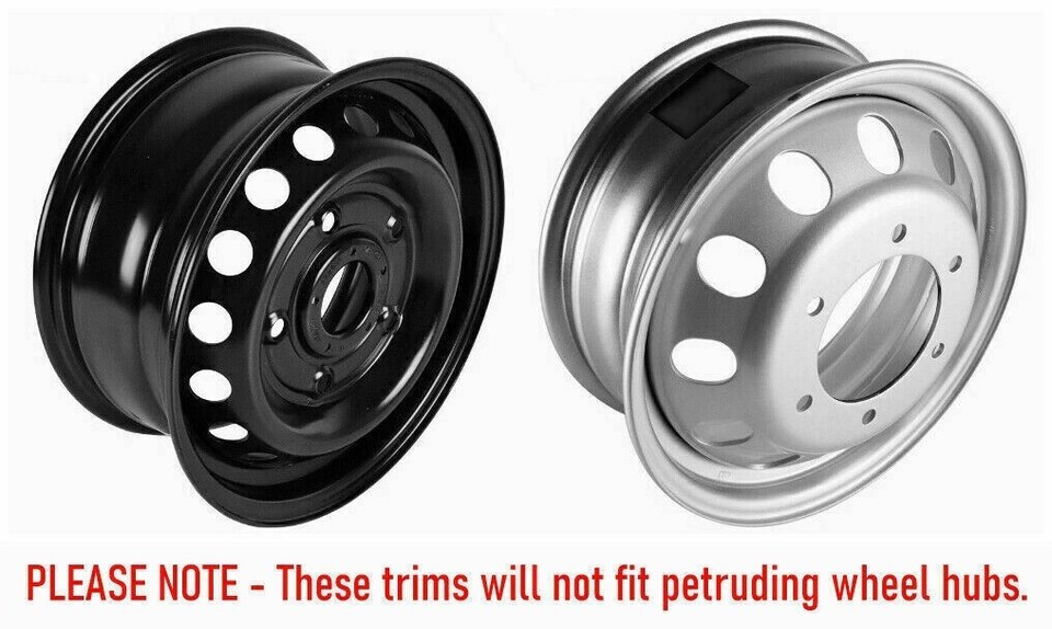 4x16" Wheel trims wheel covers fit Sprinter II 16" silver / black | eBay