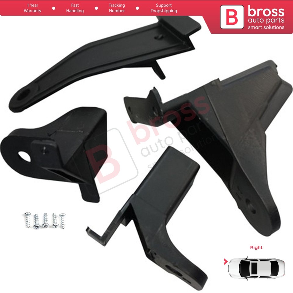 Headlight Mount Repair Bracket Right for Renault Symbol MK3 2013-2017 ...
