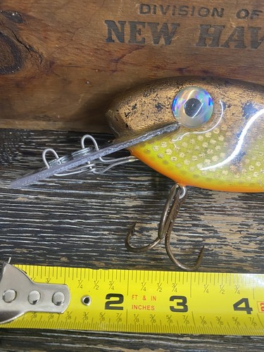 Custom 9” Musky Crank Bait Lure Muskie Pike Hand Made Wood Shad Robert ...