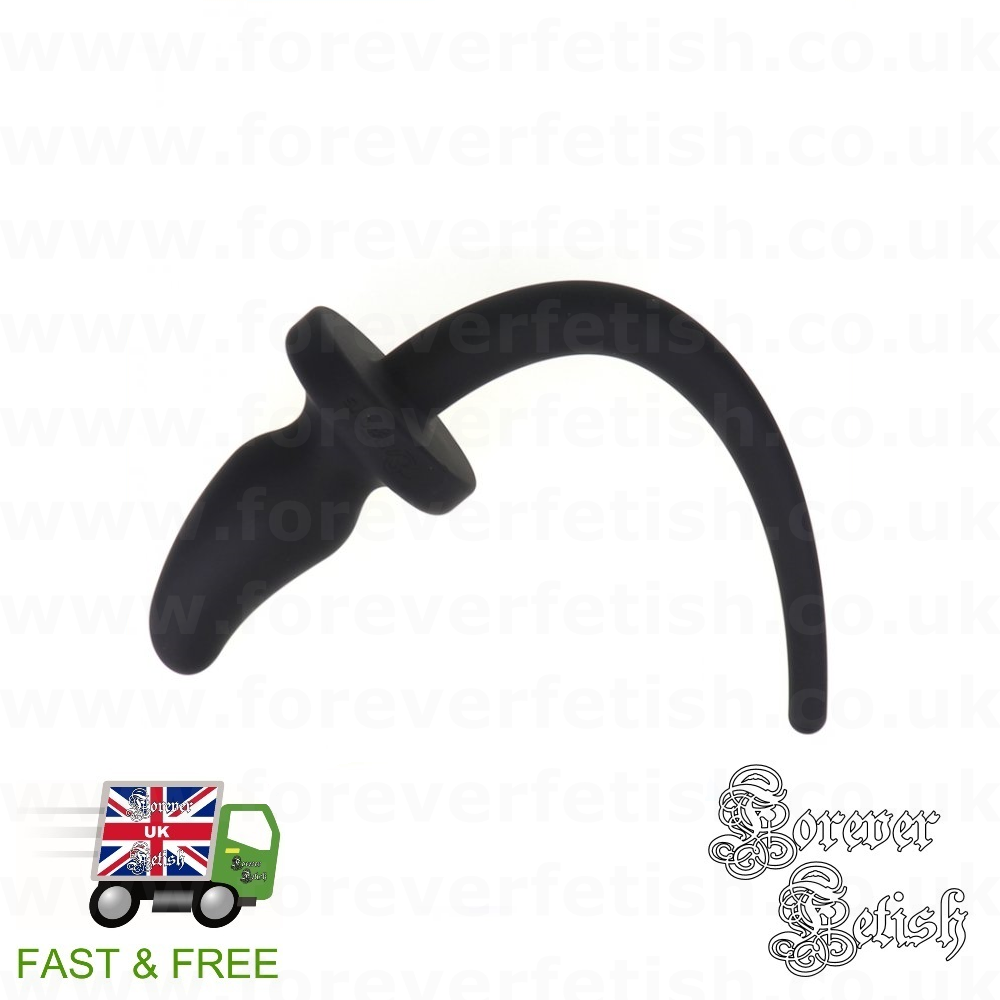 Puppy Play Dog Tail Plug Pet Fetish Pup Tail Luxury Black Silicone ...