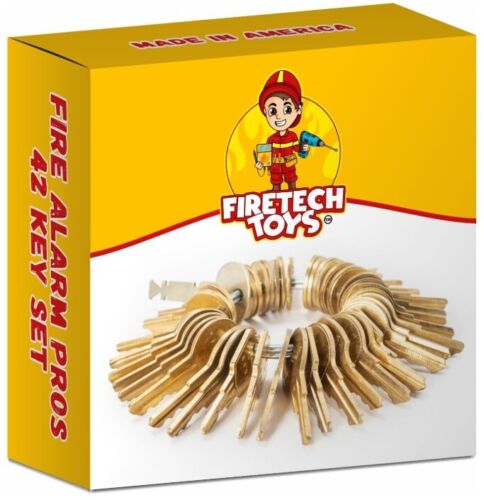 Fire Alarm Pros 42-Key Set by FIRETECH TOYS - Life Safety Technician ...