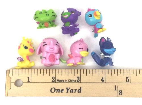 Lot of 7 HATCHIMALS COLLEGGTIBLES 1" inch Collectible Figures FROG ...