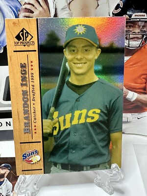 Brandon Inge 2001 Upper Deck SP Top Prospects 36 Jacksonville Suns ...