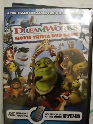DREAMWORKS MOVIE TRIVIA DVD GAME (DVD 2006) RARE BRAND NEW FUN FOR ...