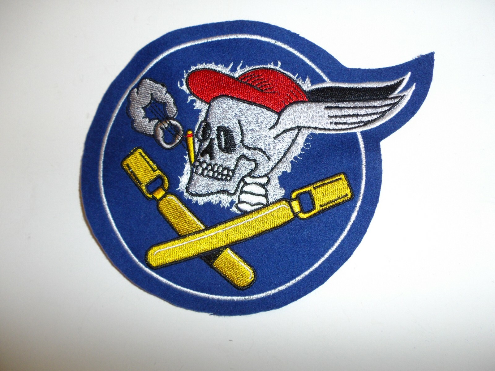 e4386 WW2 US Army Air Force 587 Bombardment Squadron Patch 394 Bomb ...