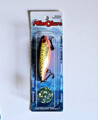 (Lot of 4) MirrOlure 27MR 18MR 17MR Custom Colors Suspending Twitchbait ...