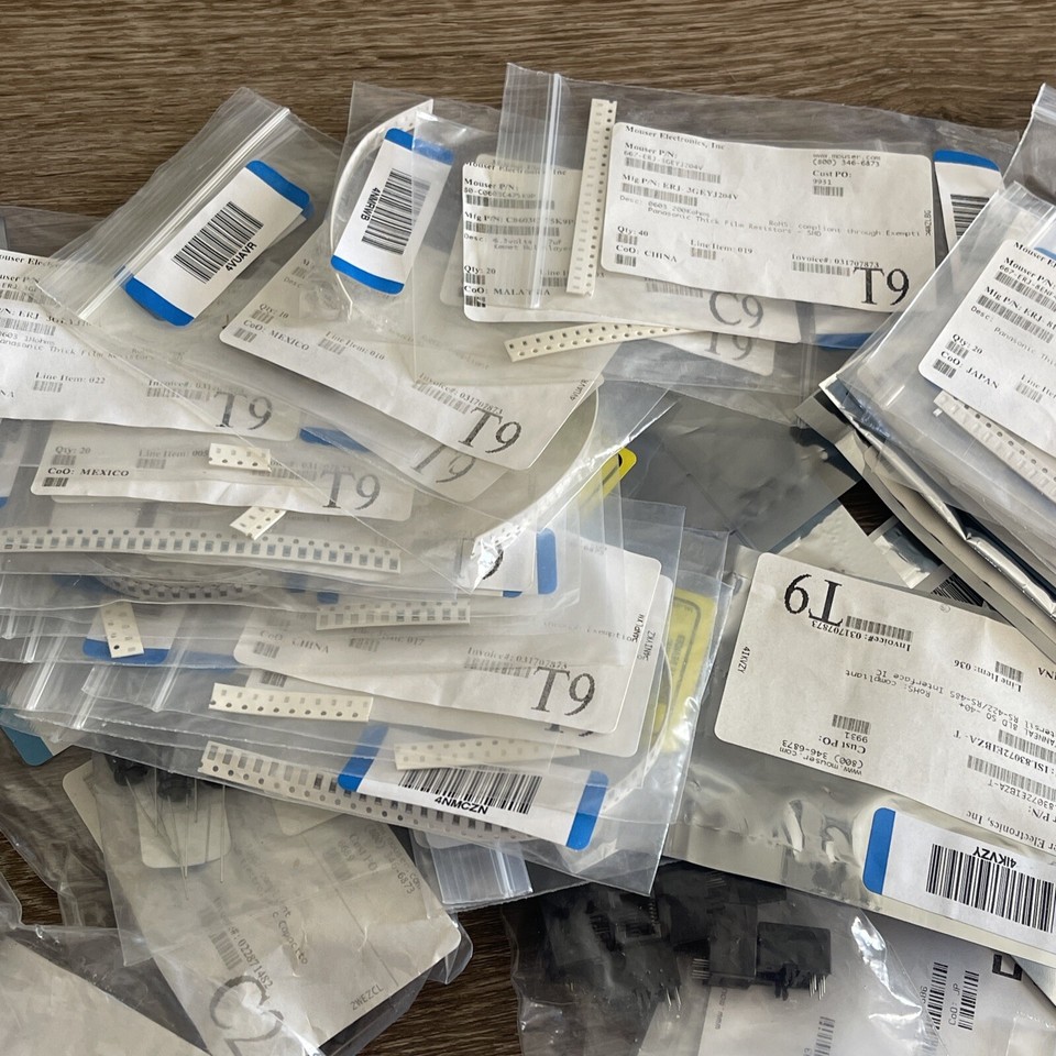 Mouser Electronics Parts Capacitors Chips Bulk Bundle Lot Mix SET B | eBay
