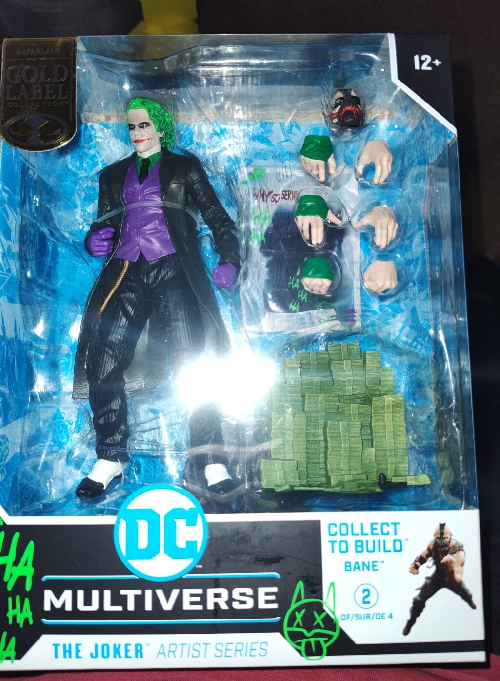McFarlane DC Multiverse Dark Knight GOLD LABEL Joker 7" Action Figure ...