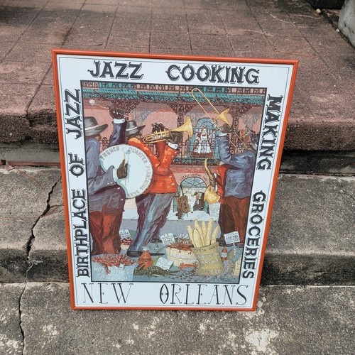George Luttrell New Orleans Birthplace Of Jazz Poster Framed | eBay